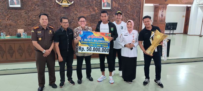Persibo Juara Liga 3 Jatim 2023-2024, Pj Bupati Bojonegoro Berikan ...