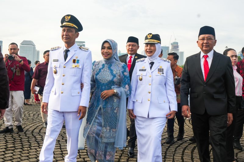 Setyo Wahono - Nurul Azizah Resmi Dilantik Presiden Prabowo Sebagai Bupati/Wakil Bupati ...