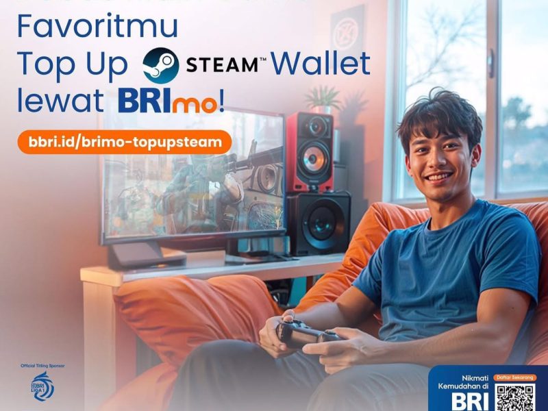 To Up Steam Lewat BRImo, Main Game Lancar Tanpa Hambatan - Bojonegoro.com